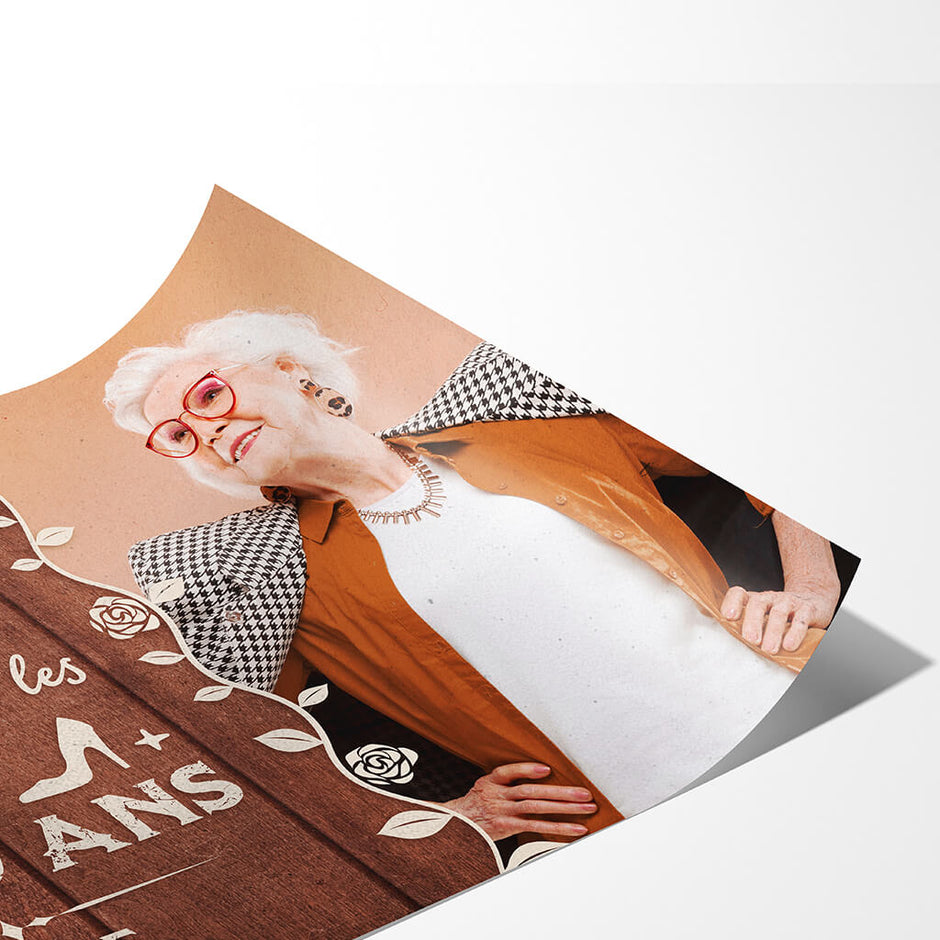 Poster Anniversaire | Affiche Personnalisée - Cadeau Plus