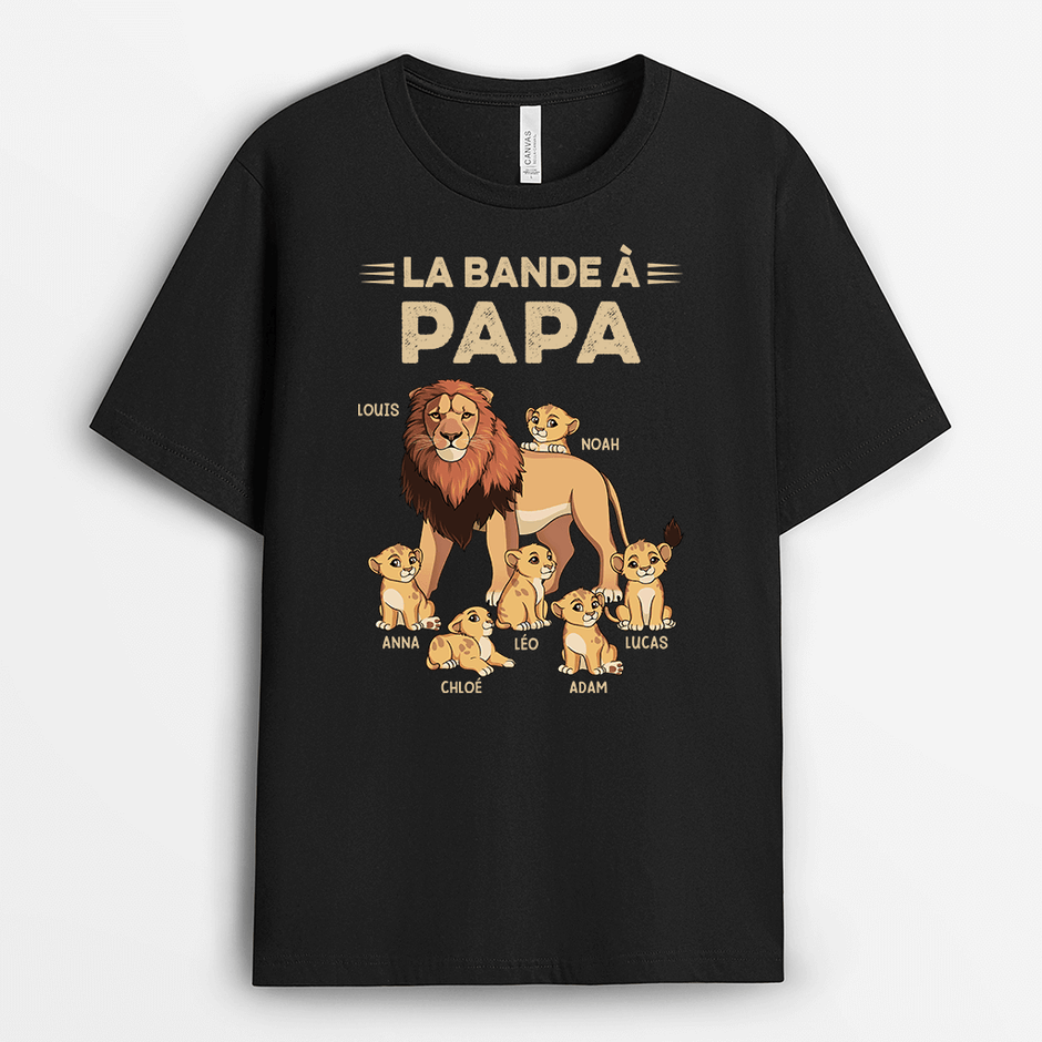 Tee Shirt La Bande A Papy Personnalisé - Cadeau Plus