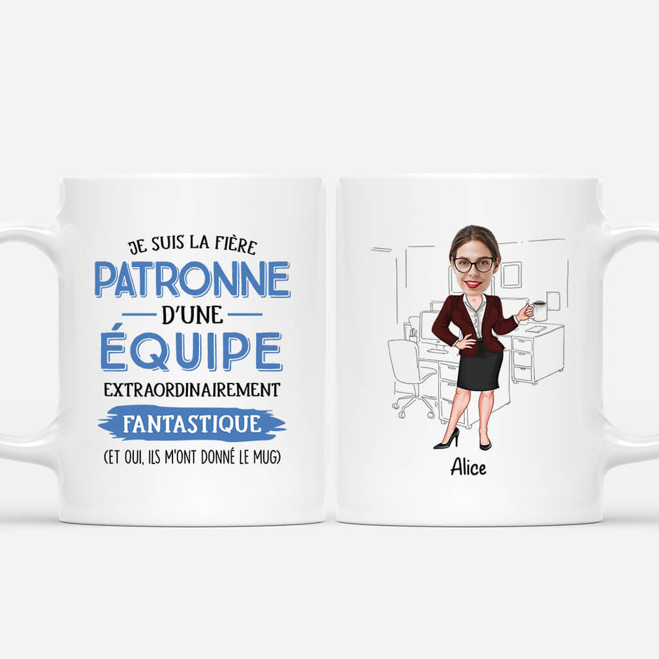 Tasse Personnalisée Collègue - Cadeau Plus