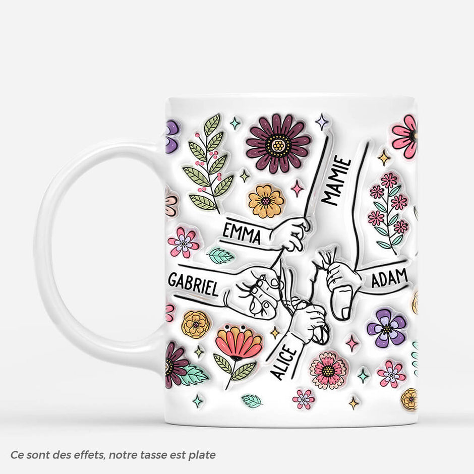 Tasse Personnalisée Mamie | Mug Pour Grand Mère - Cadeau Plus