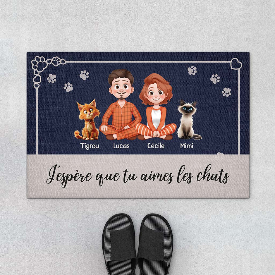 Paillasson Personnalisé Animaux - Cadeau Plus