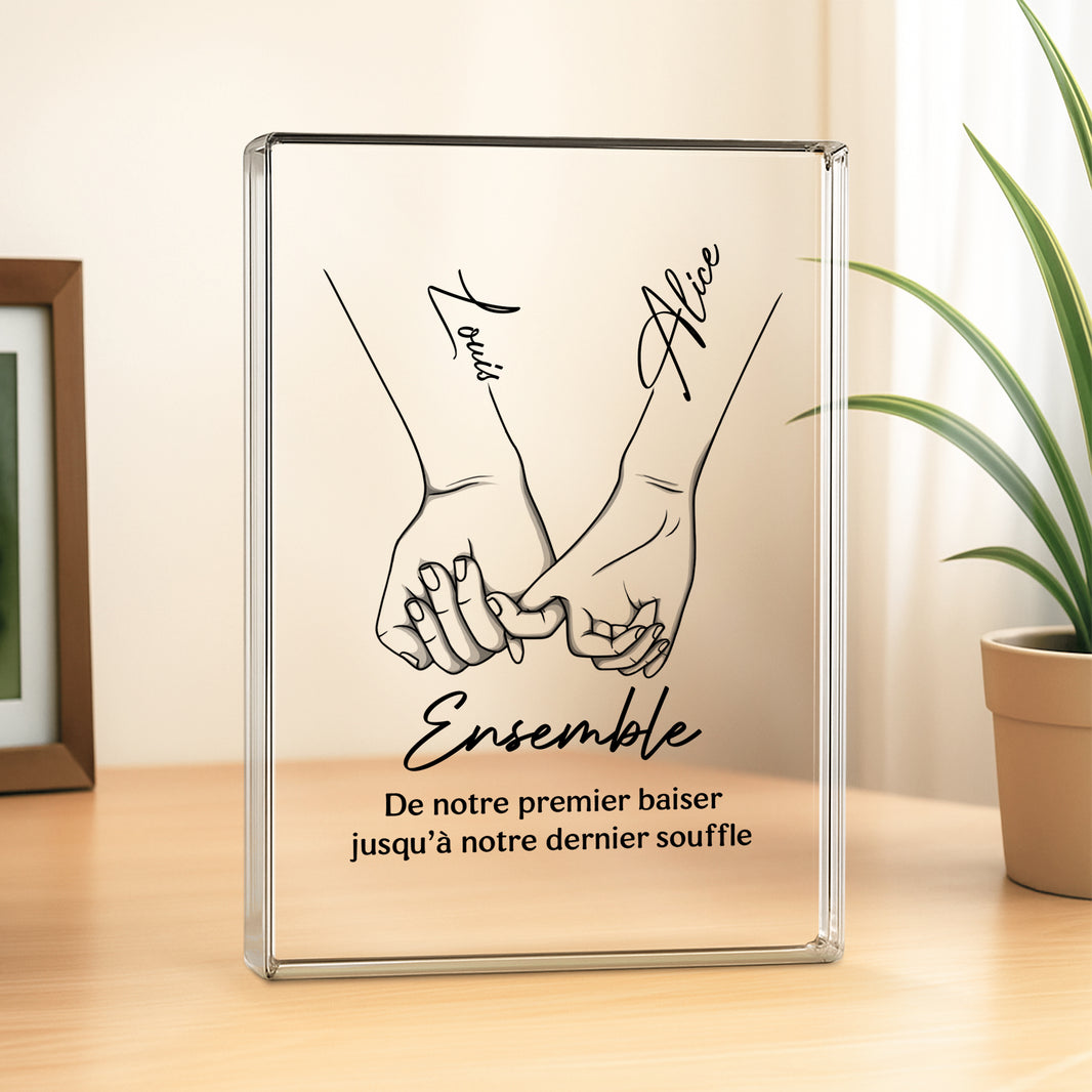 Plaque Acrylique Personnalisé Avec Photo Et Texte - Cadeau Plus