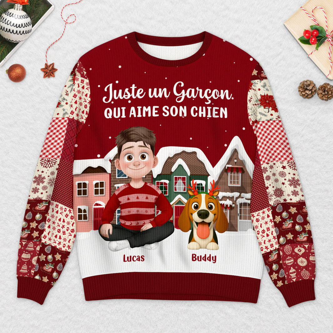Pull Moche de Noël Personnalisé - Cadeau Plus
