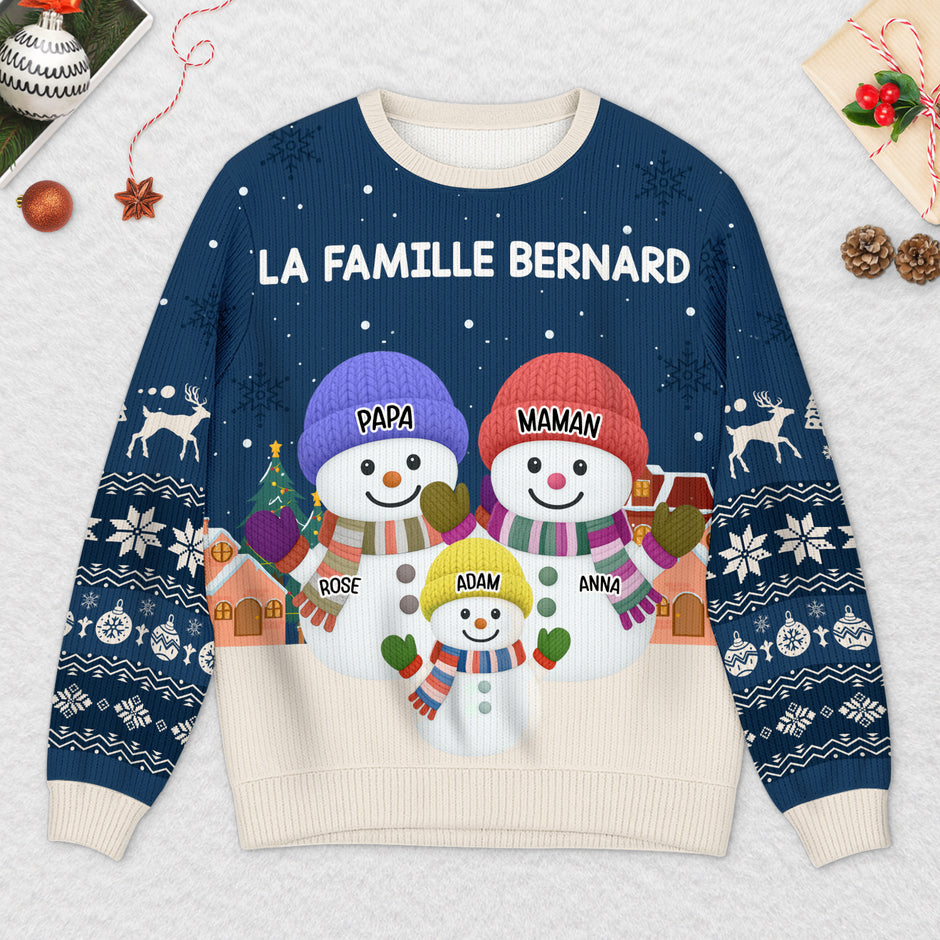 Pull Moche de Noël Personnalisé - Cadeau Plus