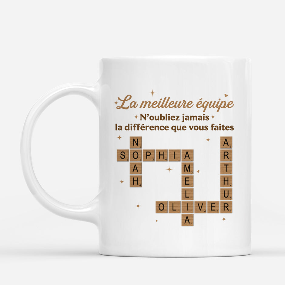 Mug Personnalisé Collegue Original Et Attentionné - Cadeau Plus