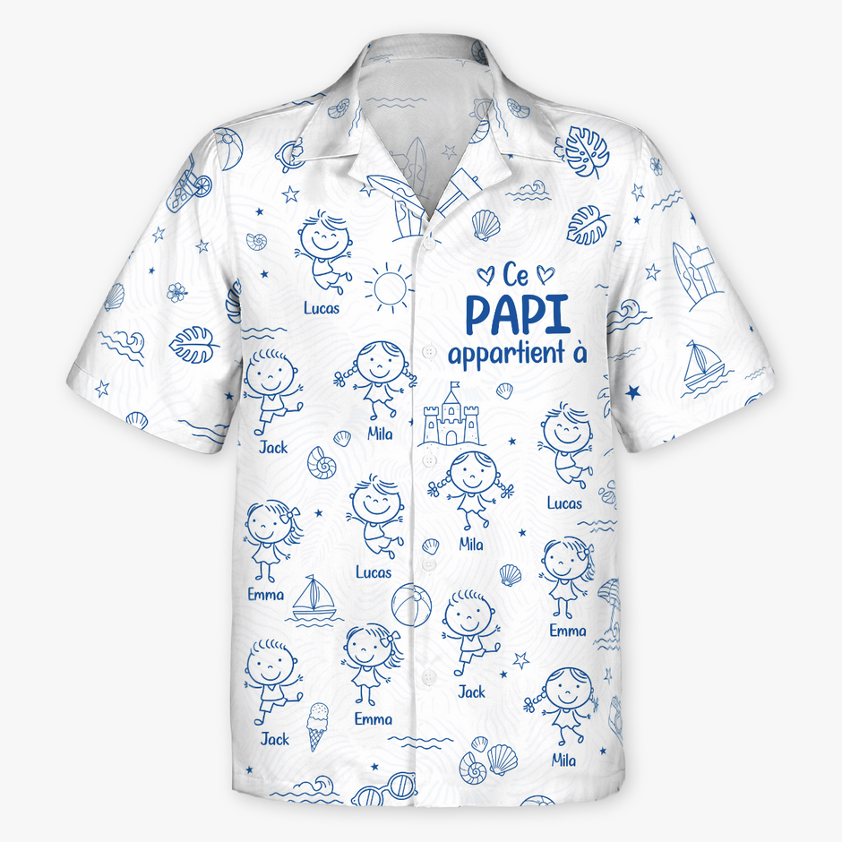 Chemises Hawaïennes Homme Personnalisés - Cadeau Plus